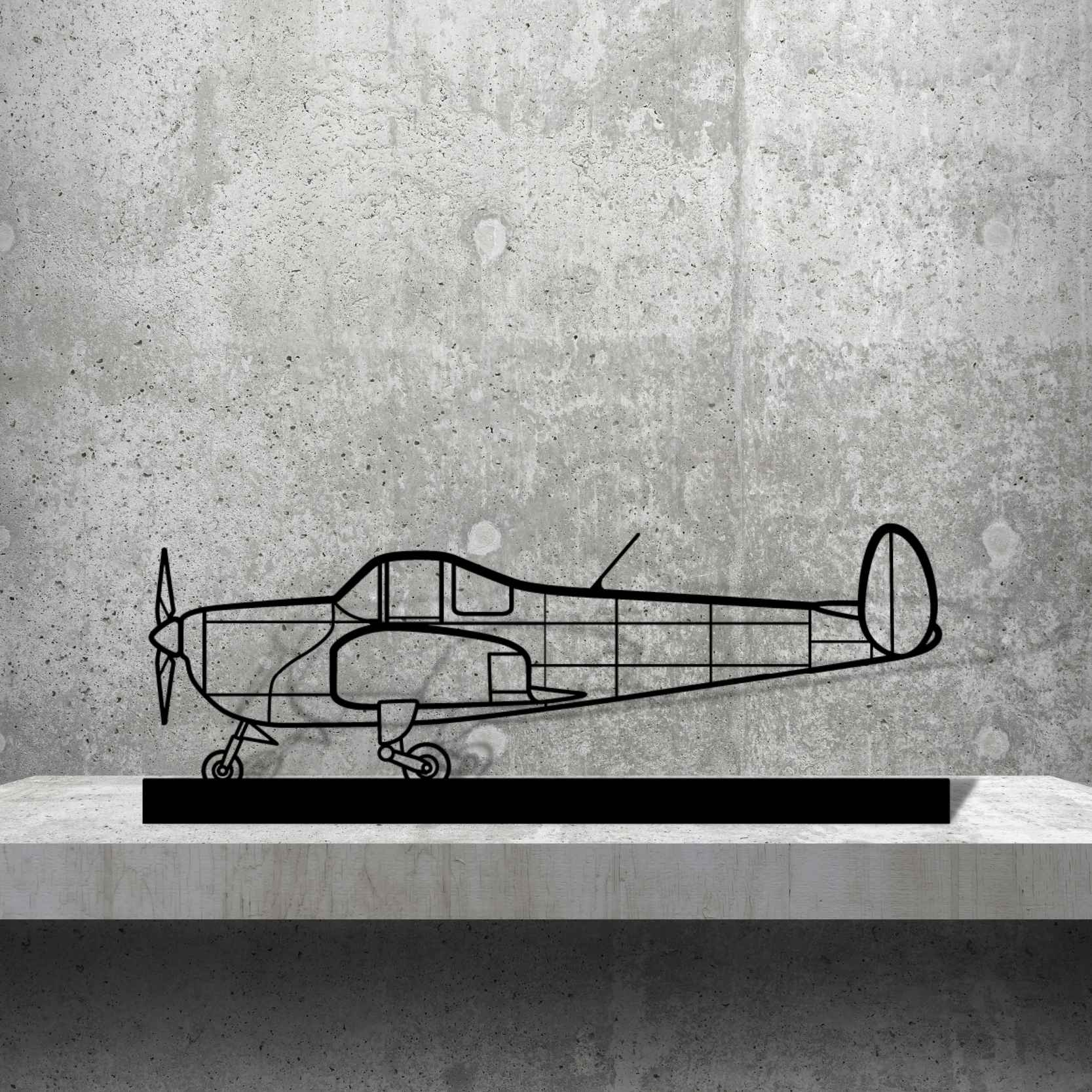 Ercoupe 415-C Silhouette Metal Art Stand – aircraftvibes
