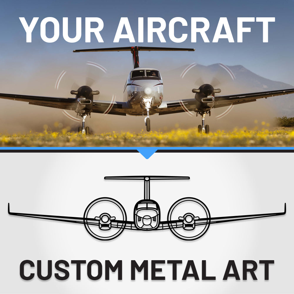 Your Custom Aircraft Silhouette Metal Wall Art – aircraftvibes